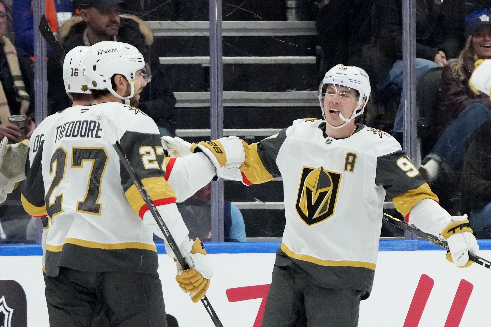Golden Knights beat Maple Leafs 6-3 in Marner’s emotional Toronto return