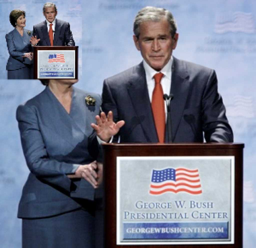 Bush outlines vision for his institute