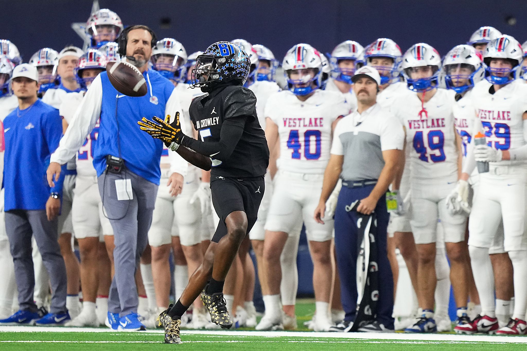 Quentin Gibson broke NFL player's Dallas-area record in North Crowley win