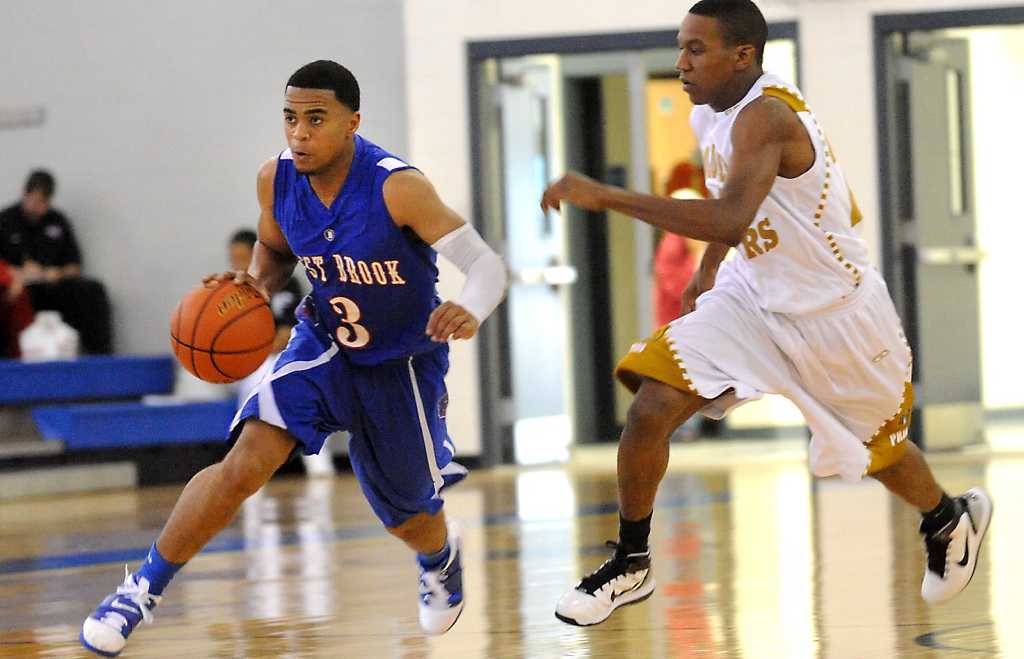 West Brook falls in consolation matchup