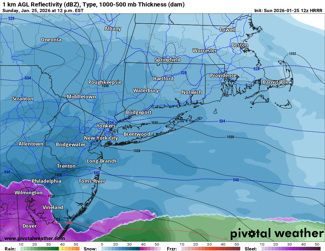 Here's an hour-by-hour breakdown of the winter storm's track in CT