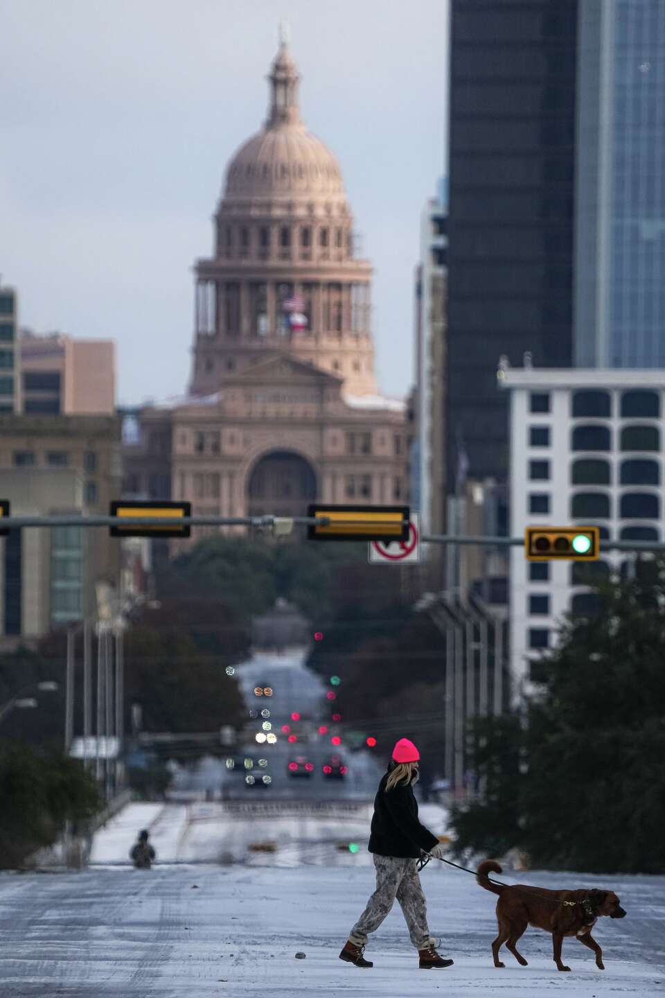Austin ice storm: Skiing, sledding and winter fun across the city