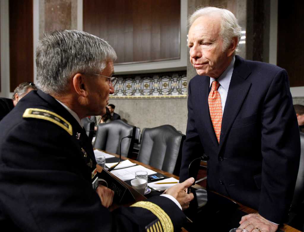 Lieberman takes up liberal mantle on Don't Ask Don't Tell