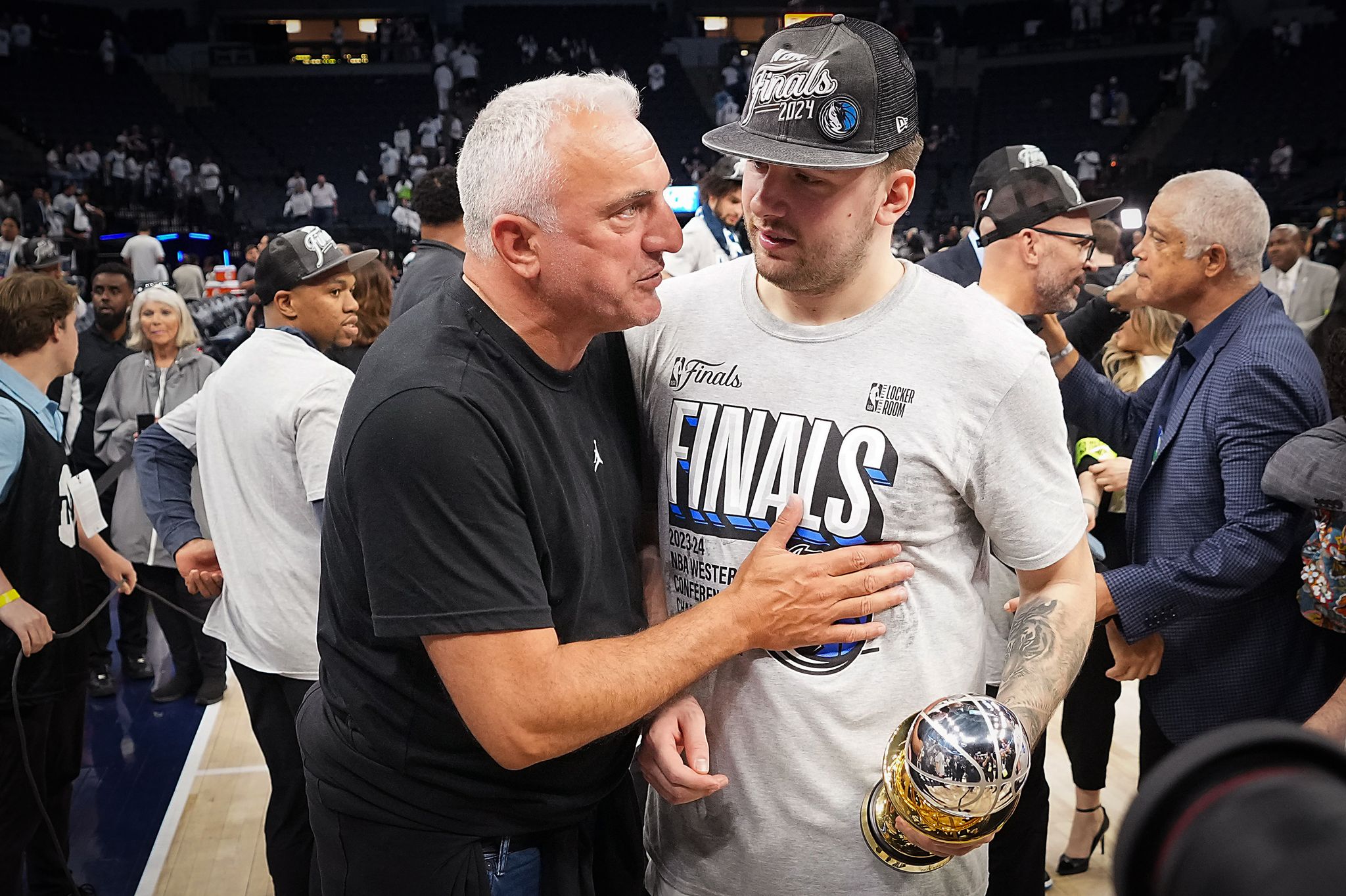 Mavs' Michael Finley clears the air on viral Luka Doncic beer moment