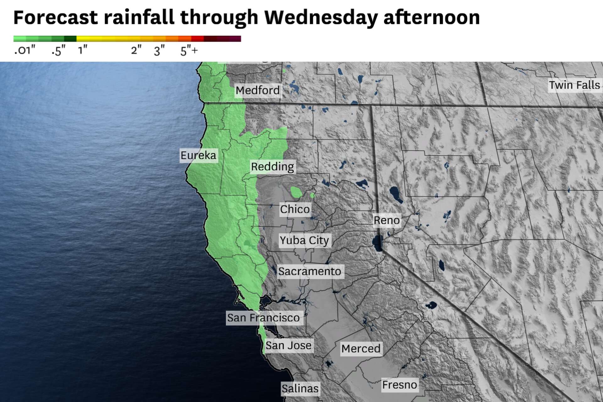 Bay Area weather: Dry streak may end, but no storms are in sight
