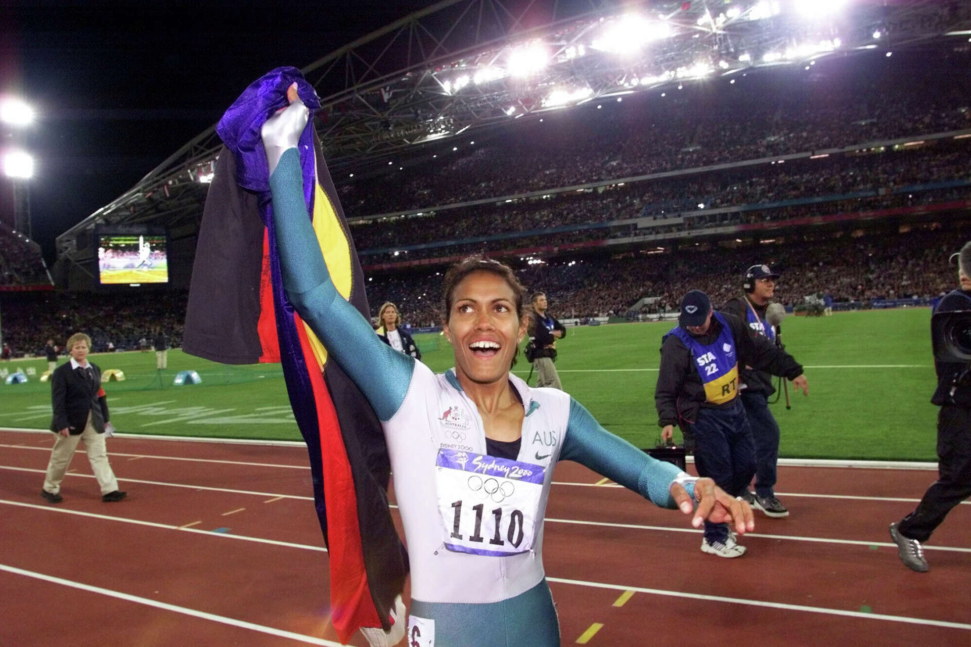 Olympic 400m champion and Indigenous campaigner Cathy Freeman receives ...