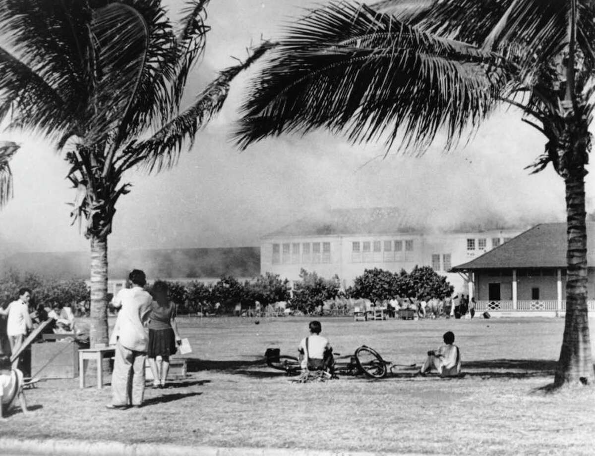 Vivid photos show the devastating 1941 attack on Pearl Harbor
