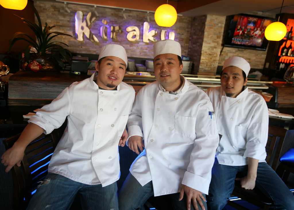 Appealing dishes, setting at Fairfield's Kiraku Japanese Asian Grill