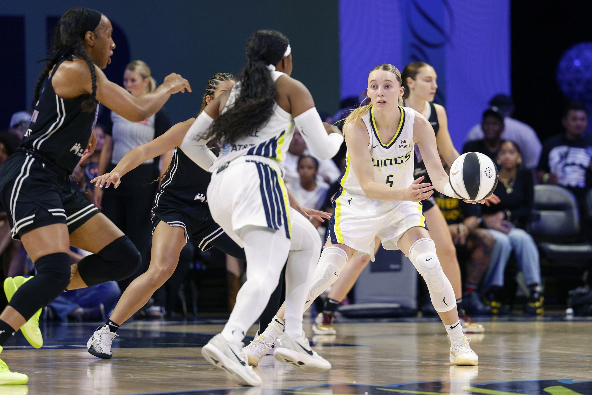 Wings' Paige Bueckers gets surprise from Gatorade after 1st WNBA home win