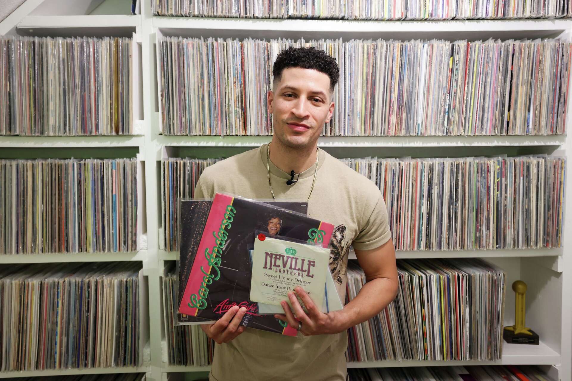 This Plano DJ has over 4,000 vinyl records