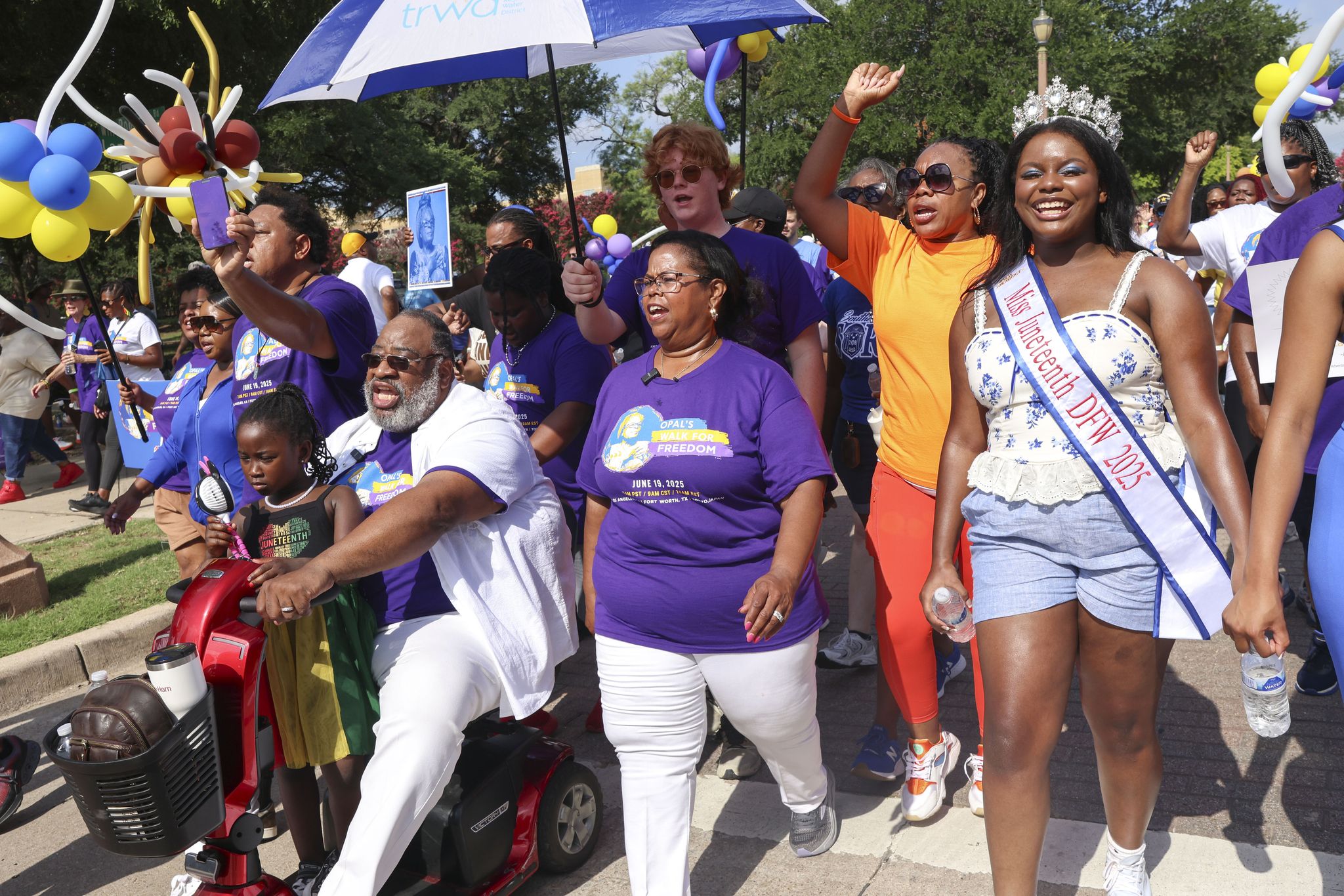 Granddaughter of Opal Lee leads Juneteenth freedom walk in Fort Worth