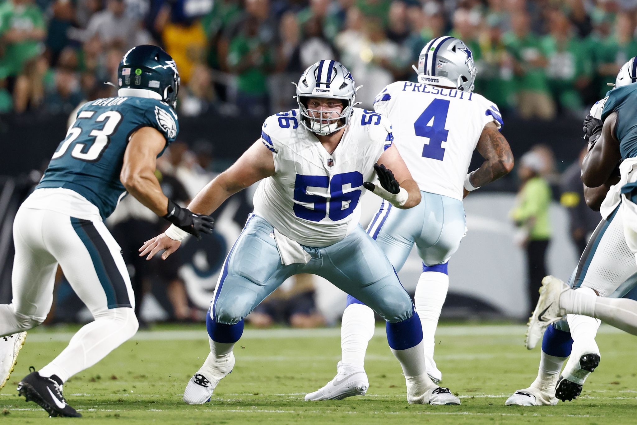 Cowboys place center Cooper Beebe (ankle) on injured reserve