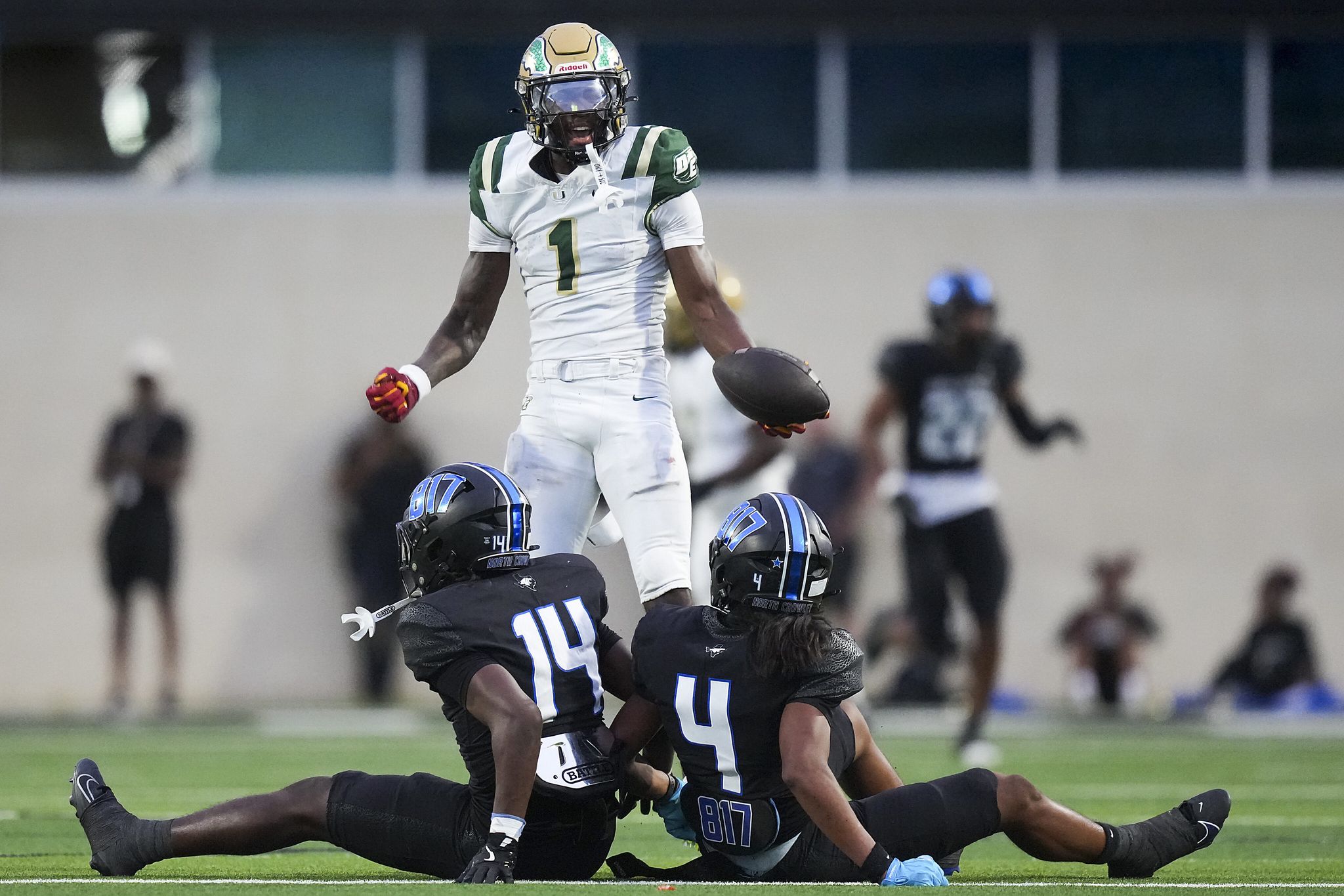 DeSoto star Ethan Feaster breaks down matchup with rival Duncanville