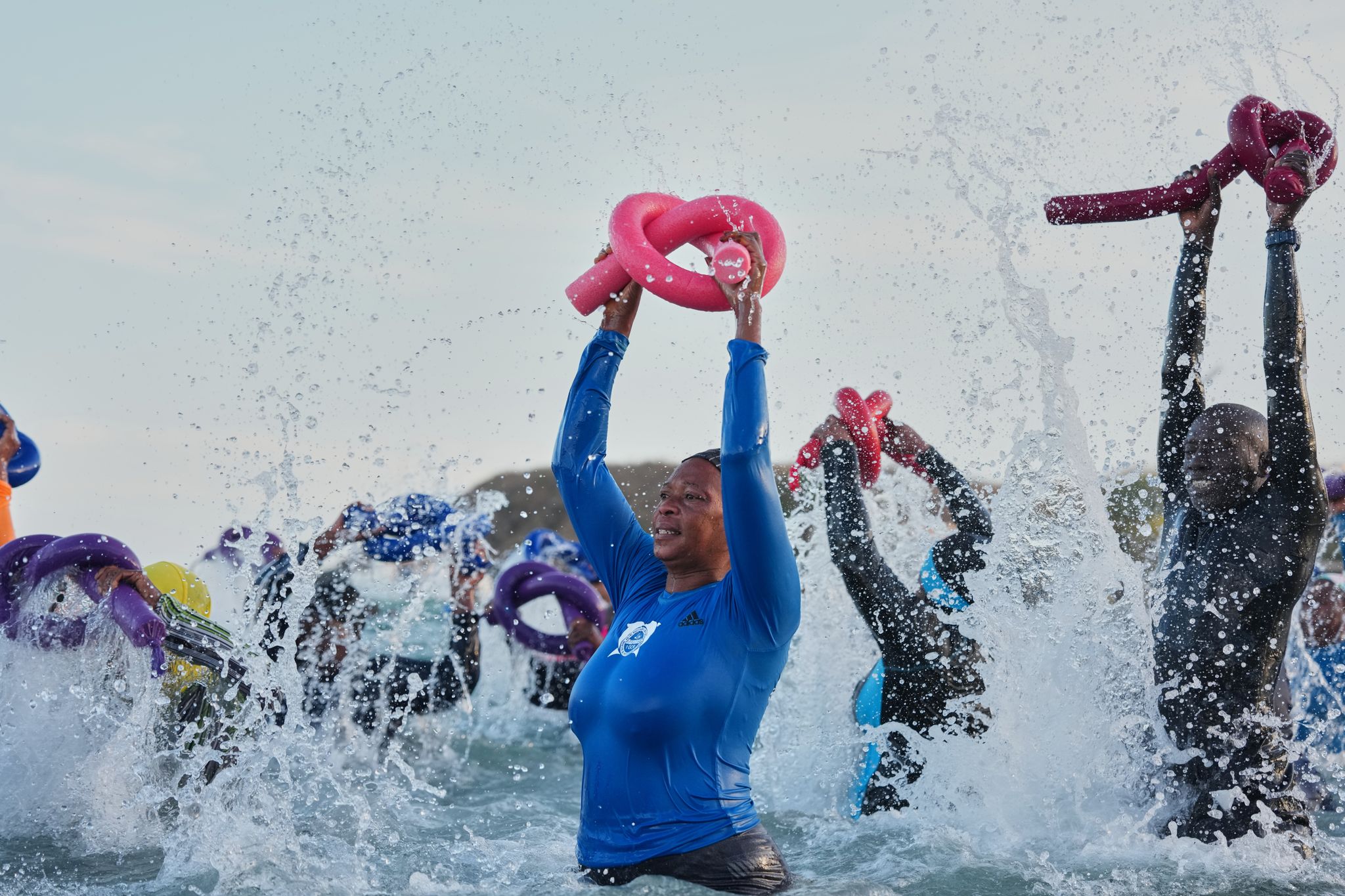 Photos show aquagym classes in Senegal helping people with reduced mobility