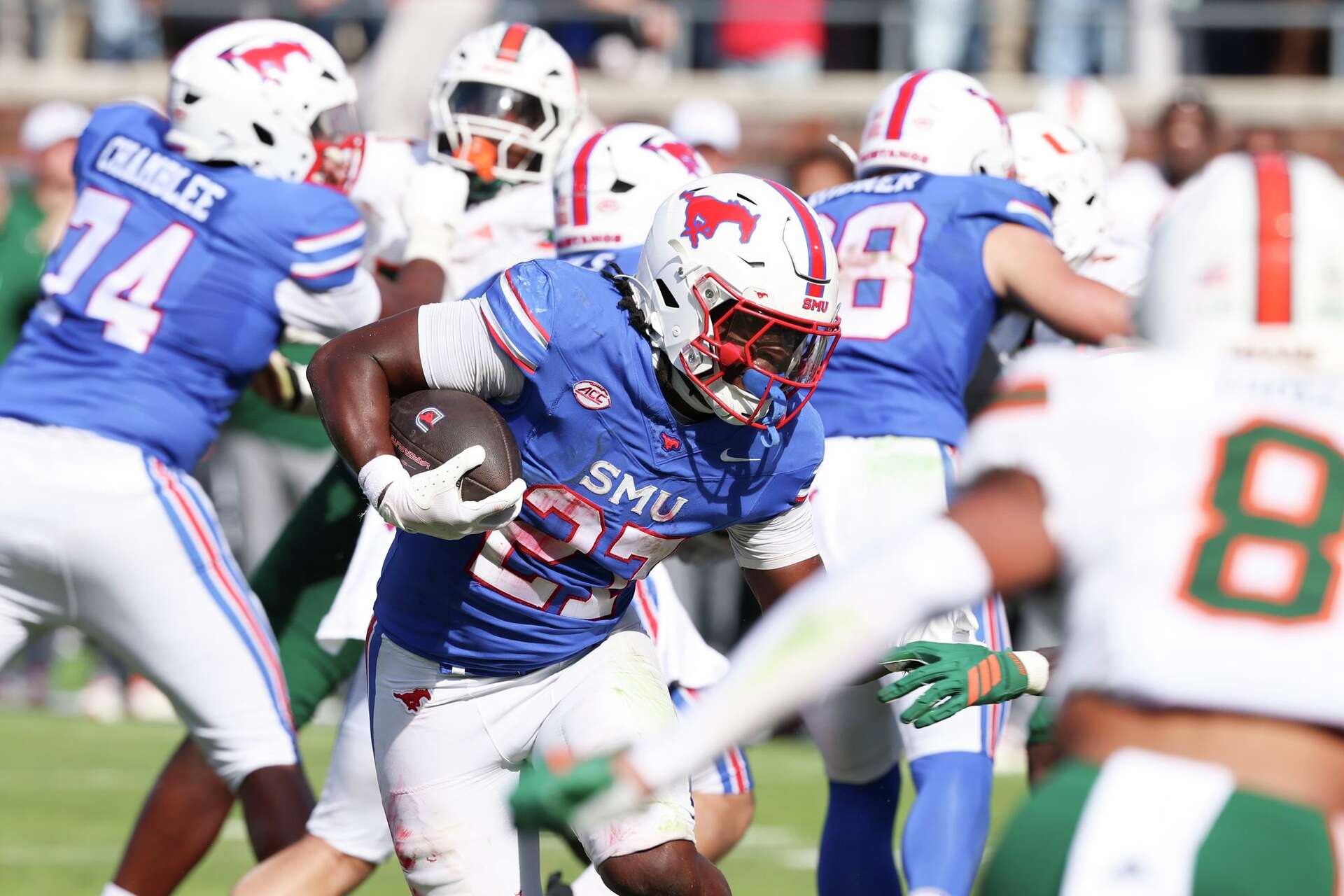 SMU running back TJ Harden declares for 2026 NFL draft