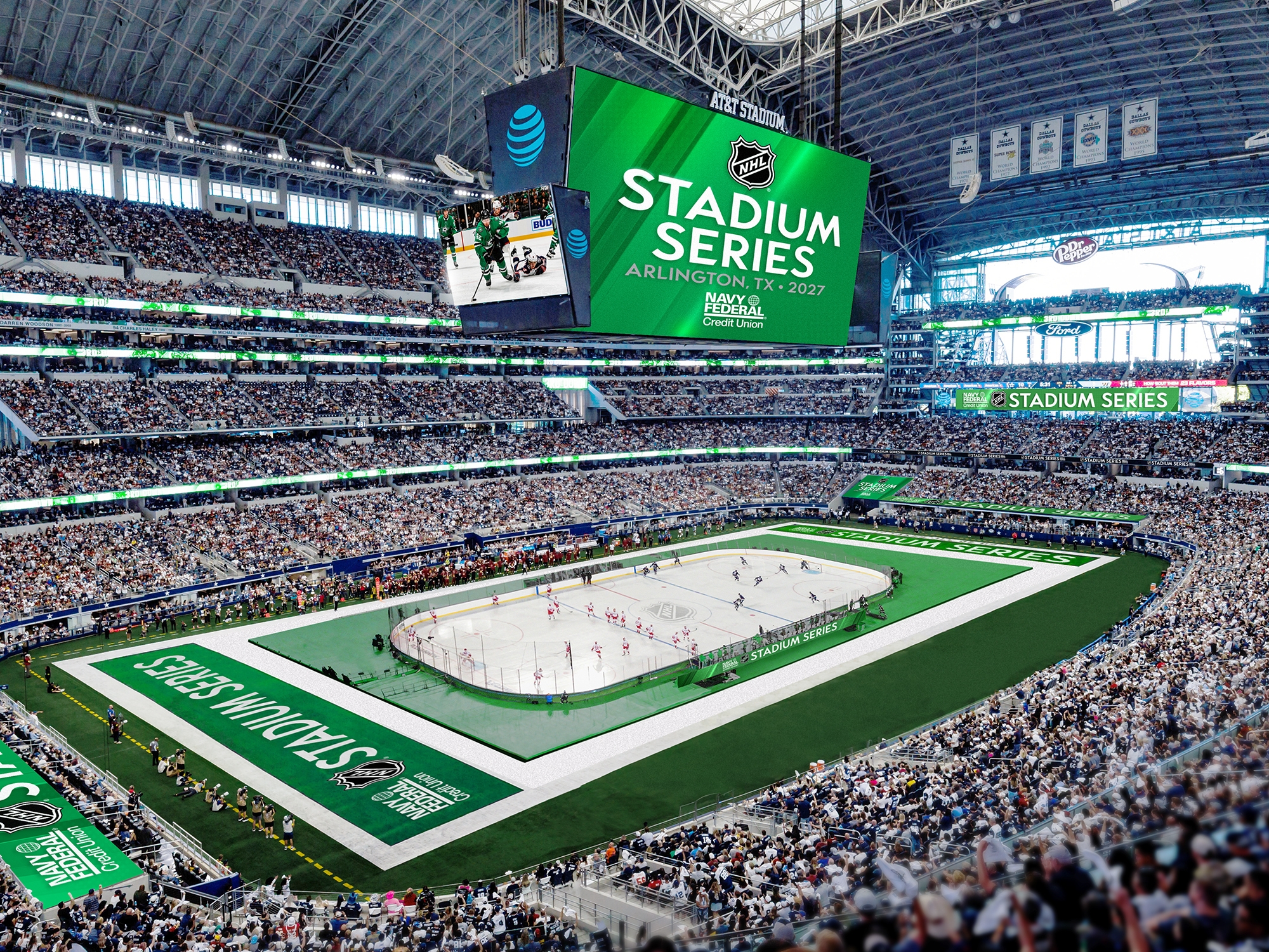 NHL announces Stars will host outdoor game at AT&T Stadium in 2027