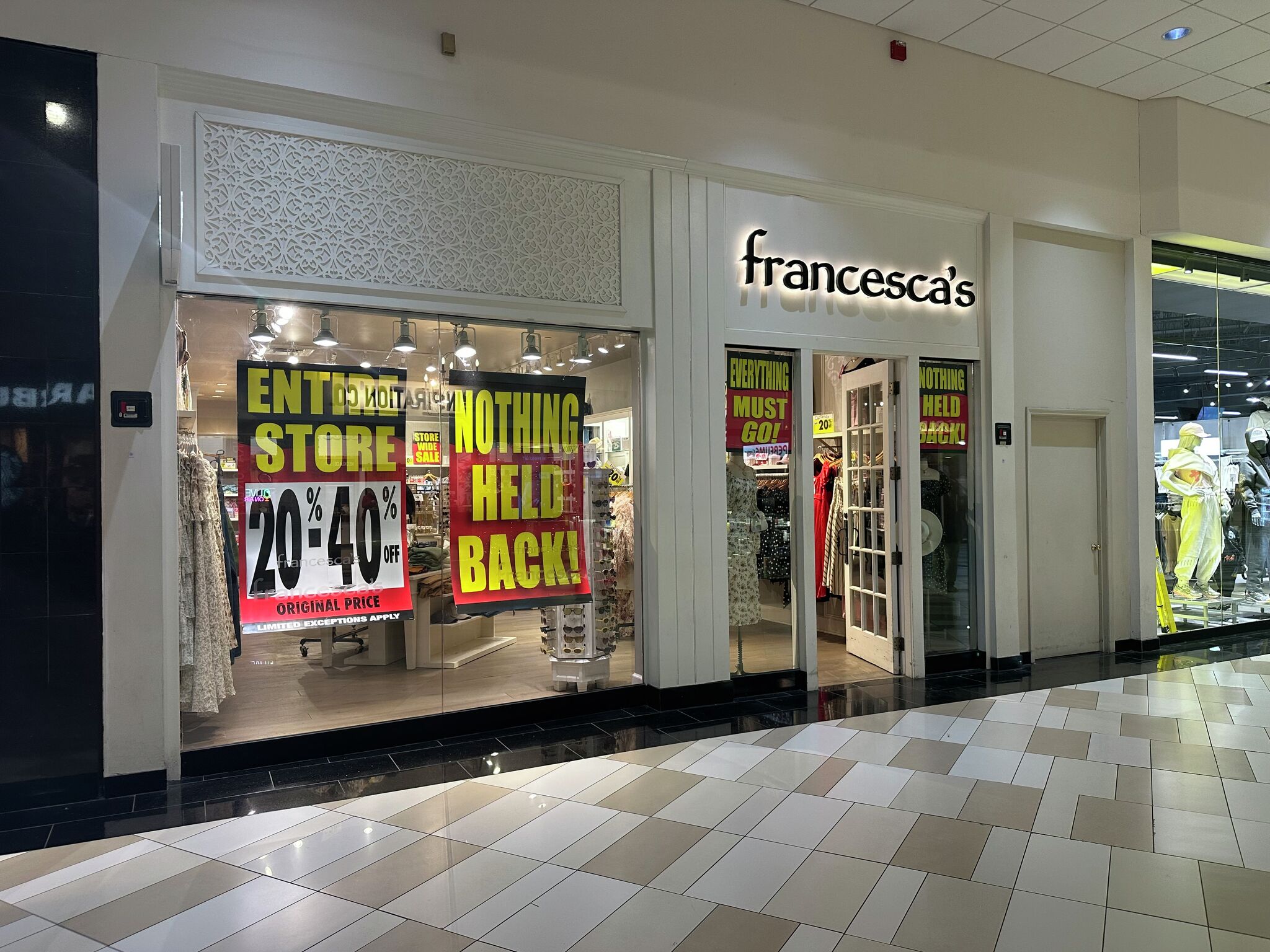 Francesca's closing stores nationwide, including Crossgates site