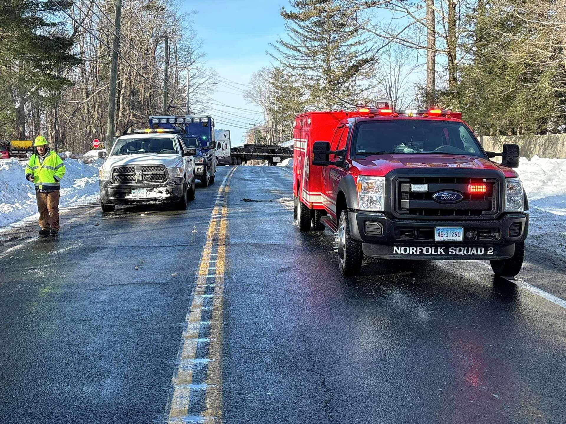 Norfolk crash closes part of Greenwood Road East, officials say