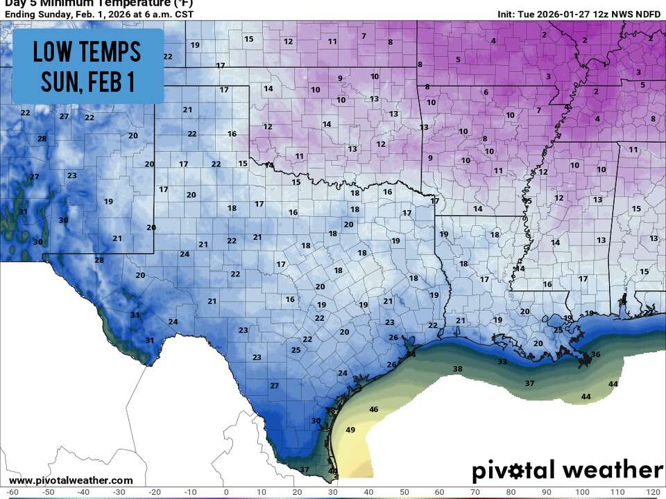 Will Texas stay cold in February? Here’s what weather models say.
