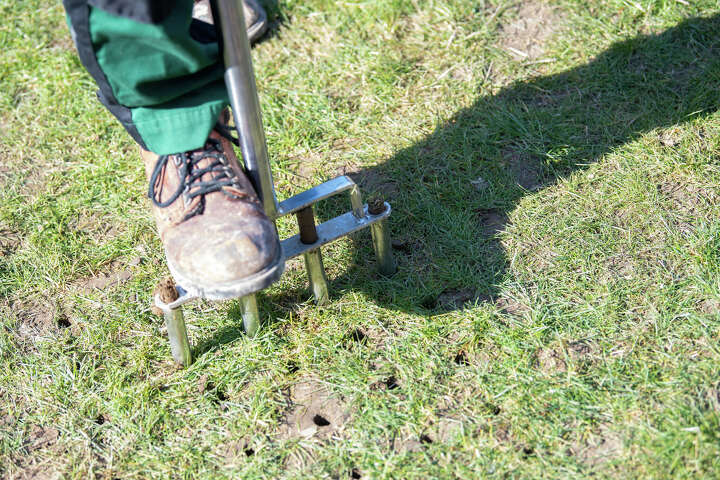 February lawn care: Irrigate smart, aerate and top-dress