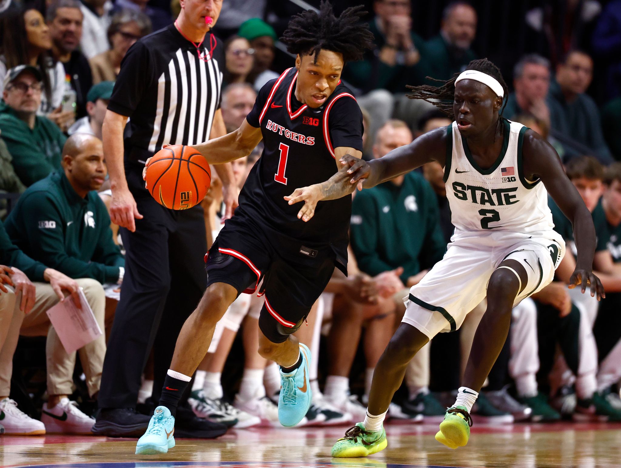 Jeremy Fears scores career-high 29 as No. 7 Michigan State outlasts ...