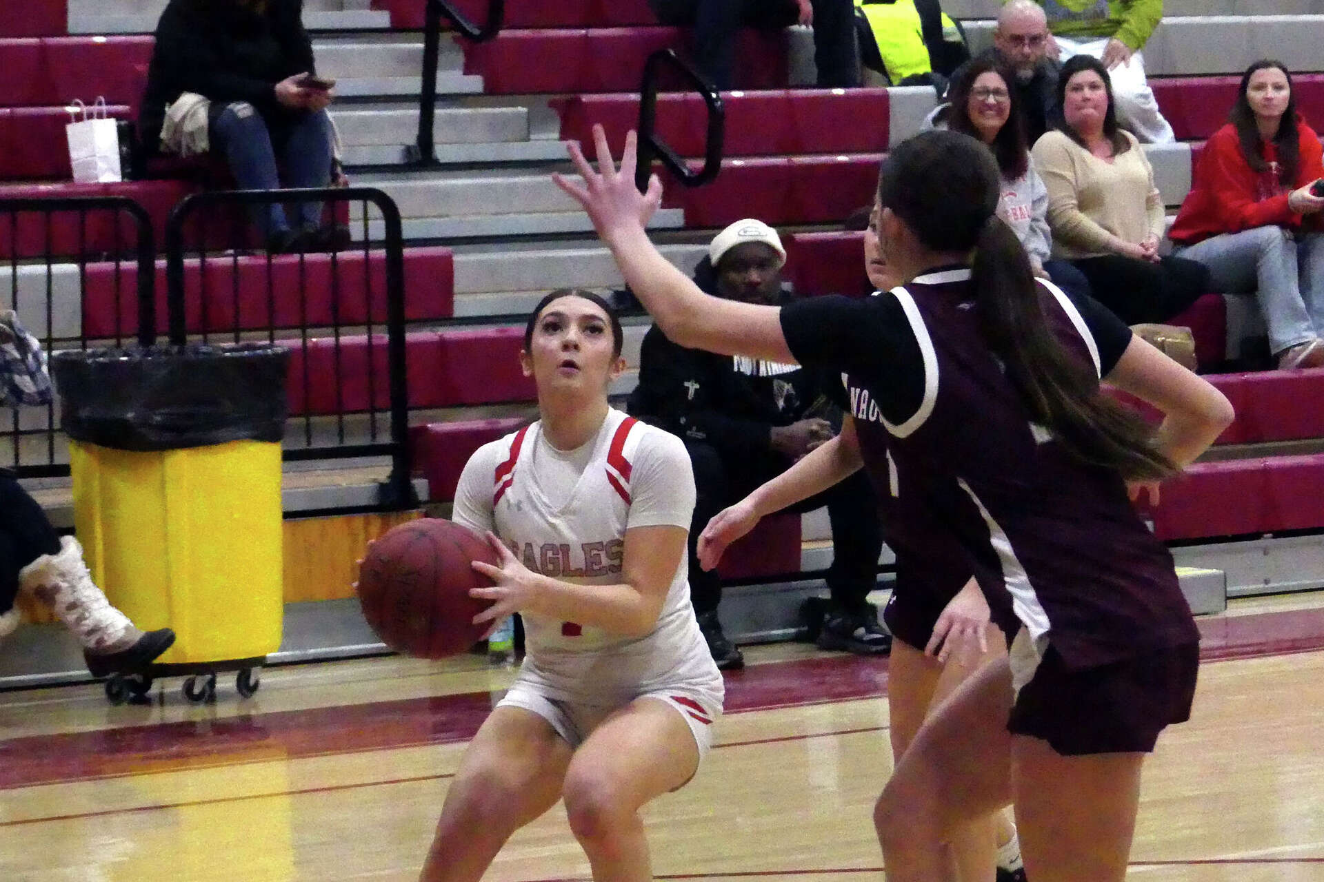 Wolcott girls senior Maddie LeDuc hits milestone in 2 1/2 seasons