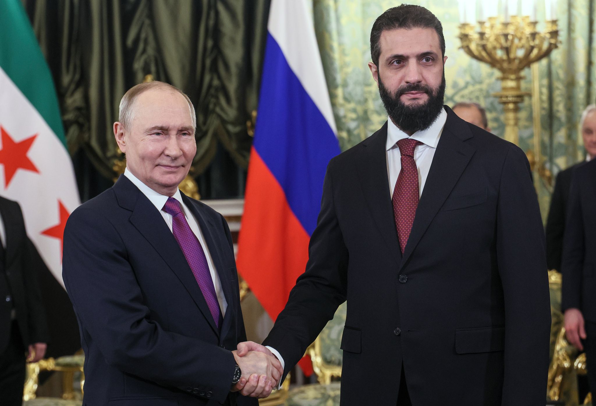 Putin hosts Syria's interim leader for talks, with Russian military ...