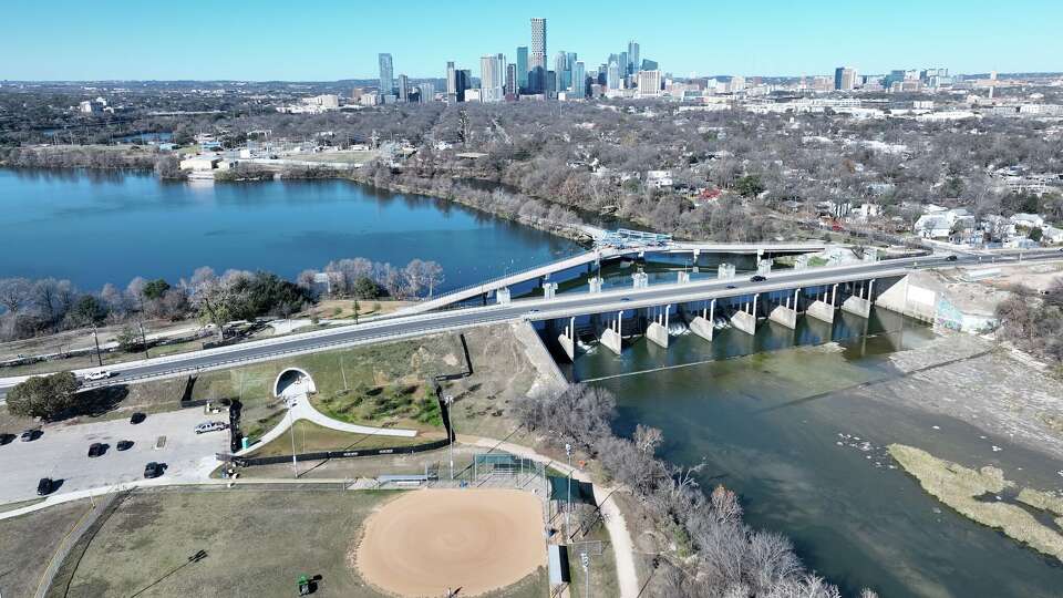 When will Austin's wishbone bridge open over Lady Bird Lake?