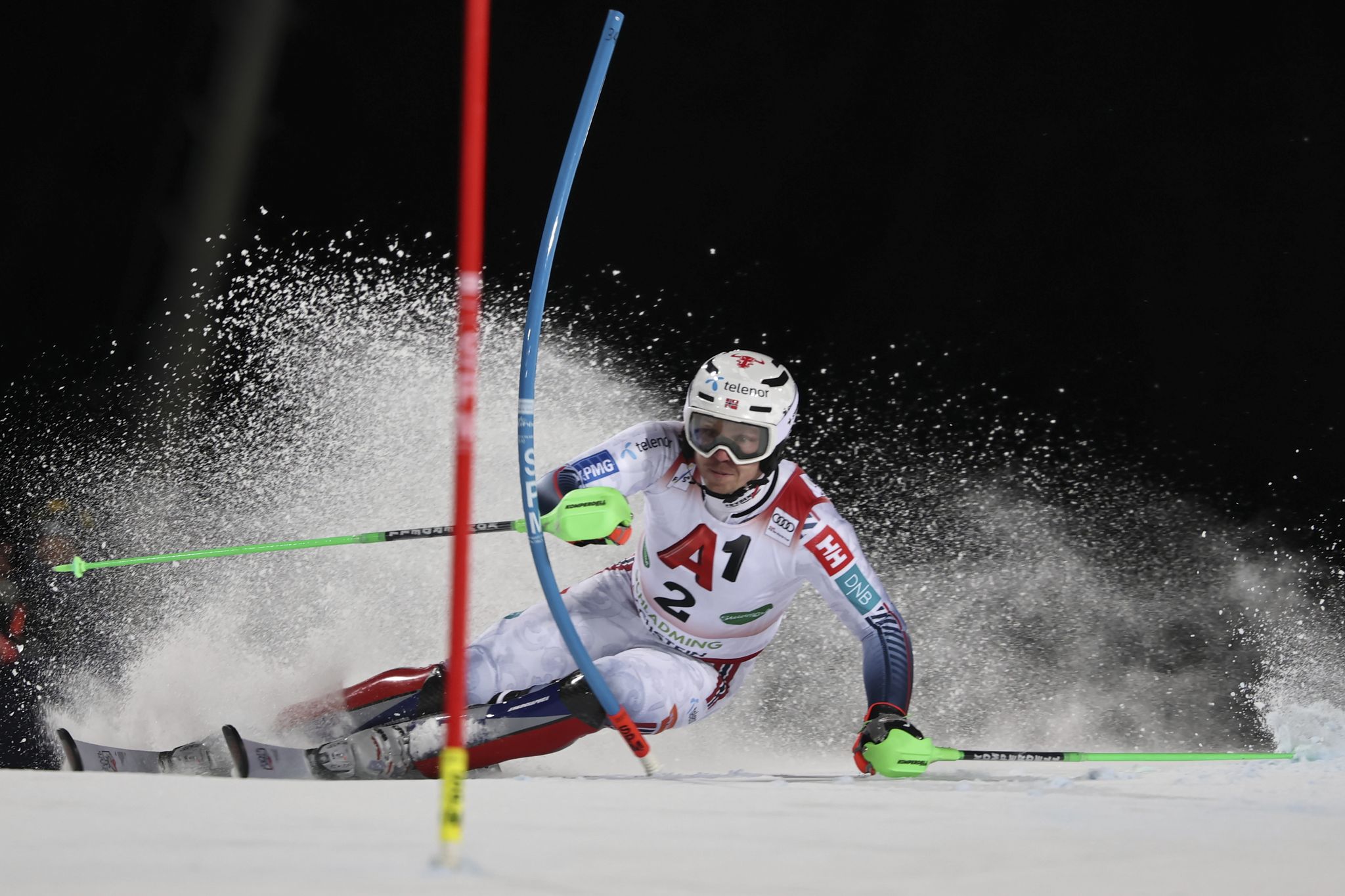 Norwegian skier Atle Lie McGrath leads last World Cup slalom before ...