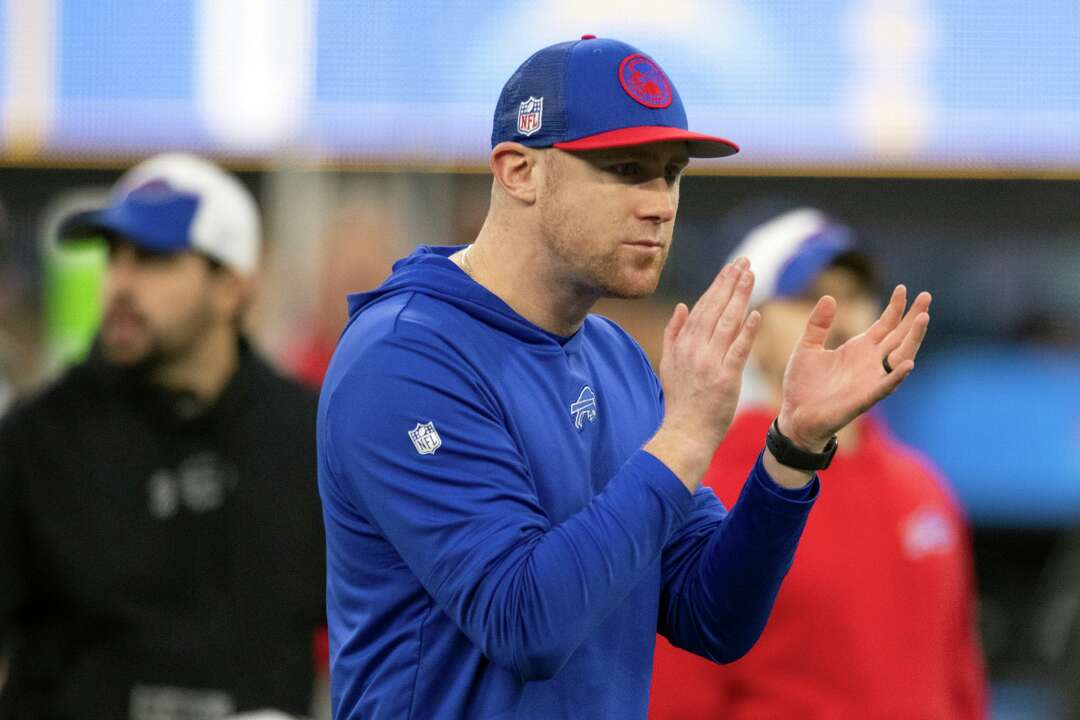 New Buffalo Bills coach Joe Brady praises Josh Allen, Sean Payton
