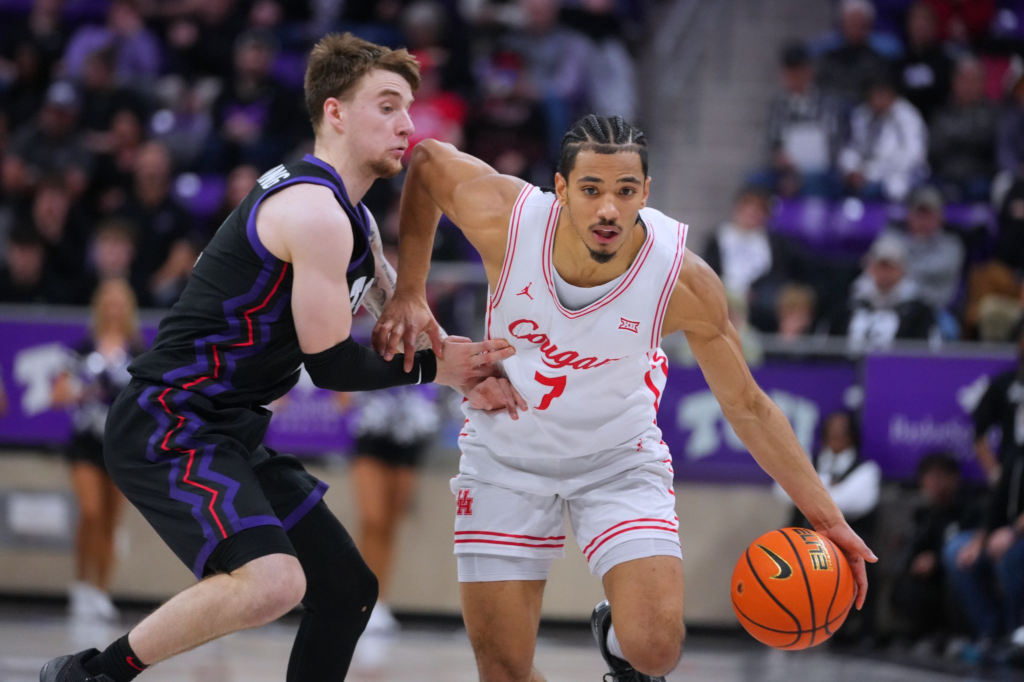 Kingston Flemings has 25, Emanuel Sharp 23 as No. 10 Houston beats TCU