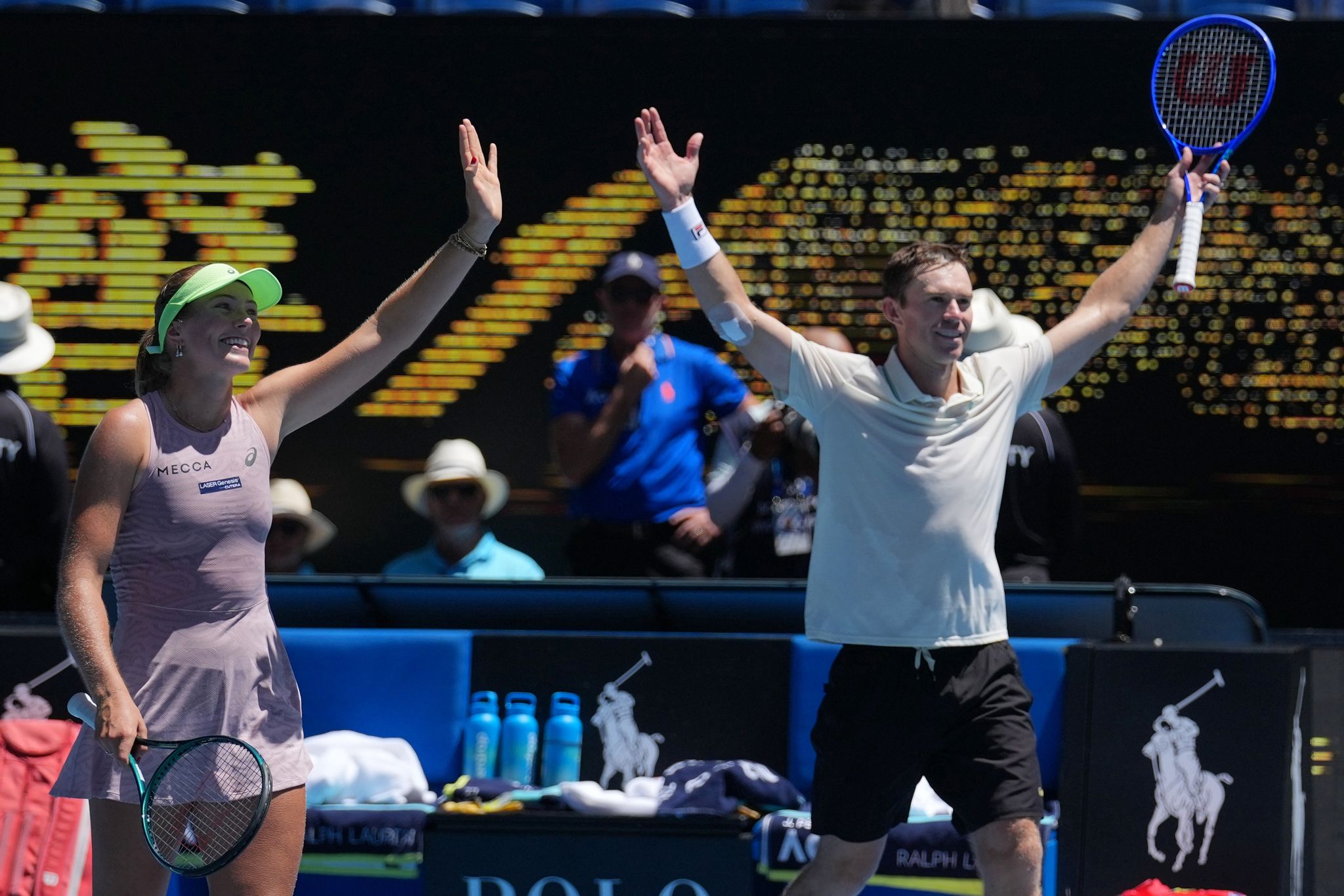 Olivia Gadecki and John Peers repeat as Australian Open mixed doubles ...