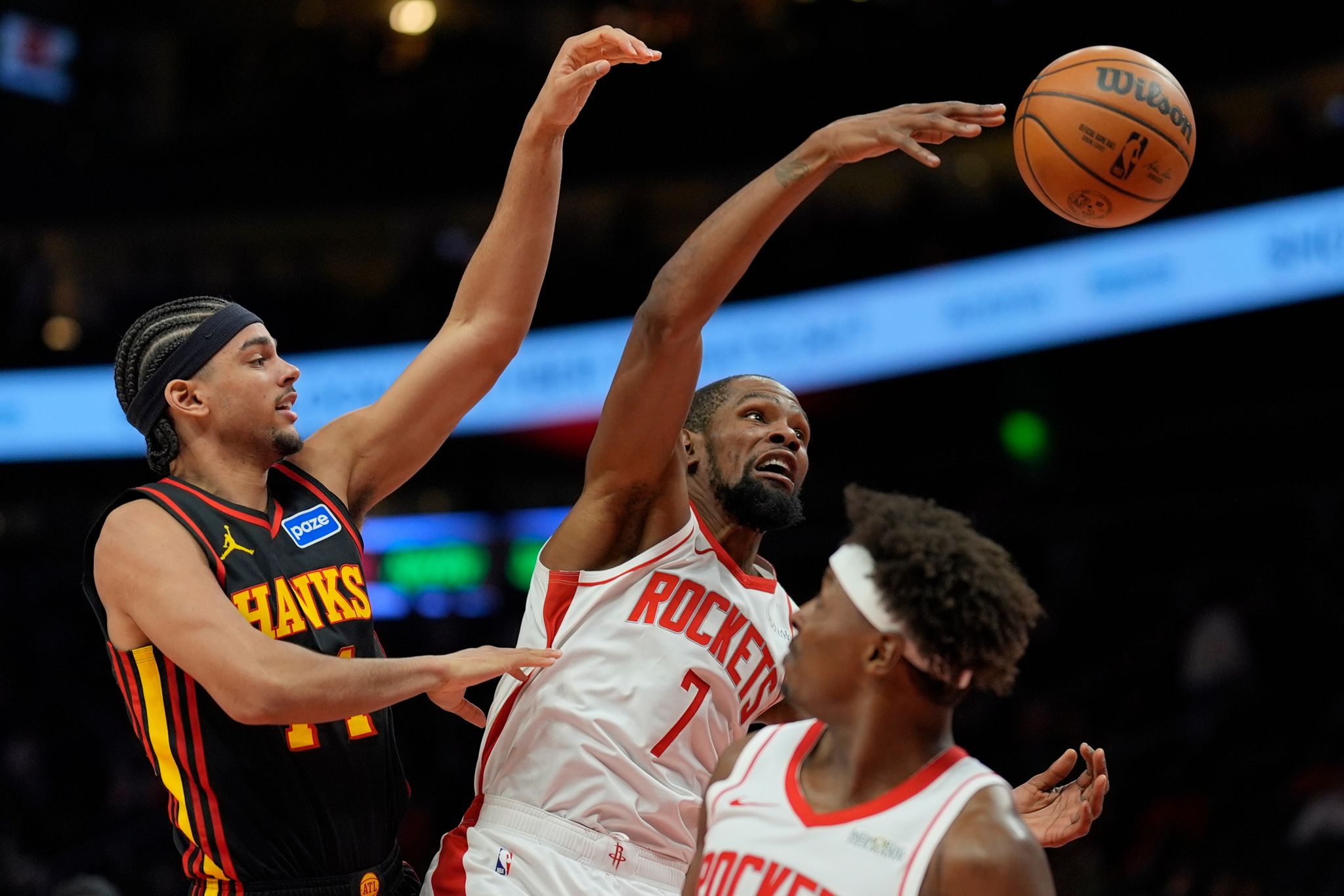 Durant anota 31 puntos por Rockets, que dominan la 2da mitad y arrollan ...