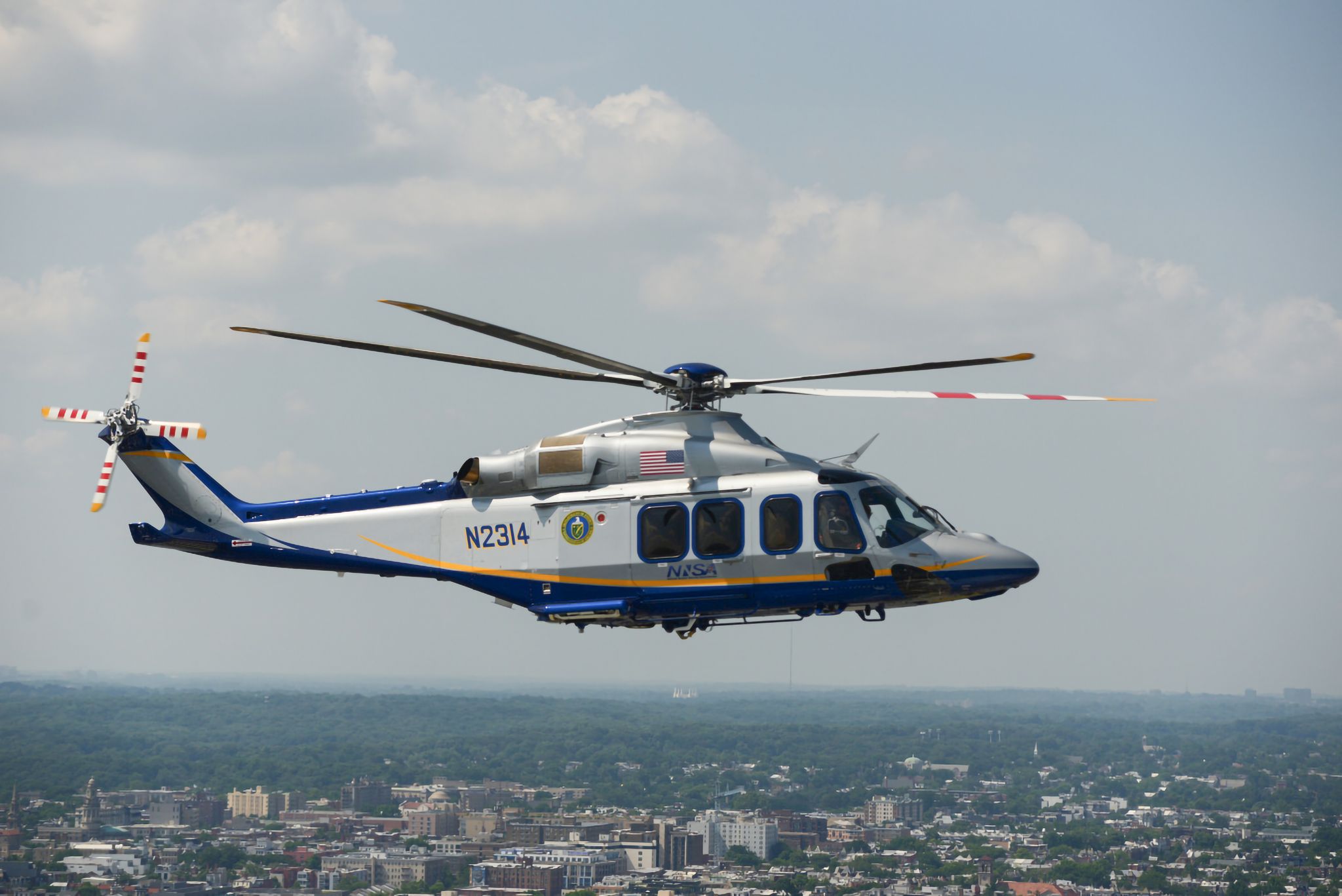 Regional: National Nuclear Security Helicopter Flying Overhead For ...