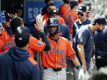 Houston Astros' top prospect has jersey retired at high school