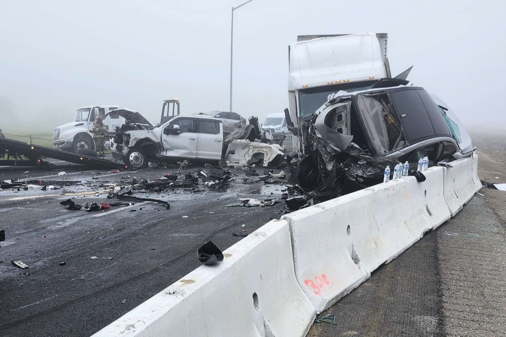 California’s Highway 99 reopens after foggy 59-vehicle pileup