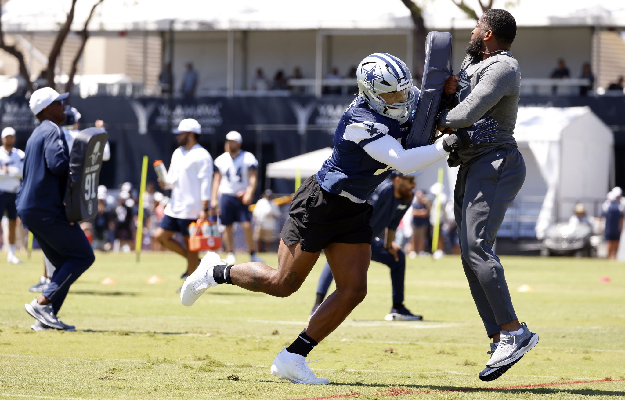What we learned at Cowboys' final padded practice in Oxnard