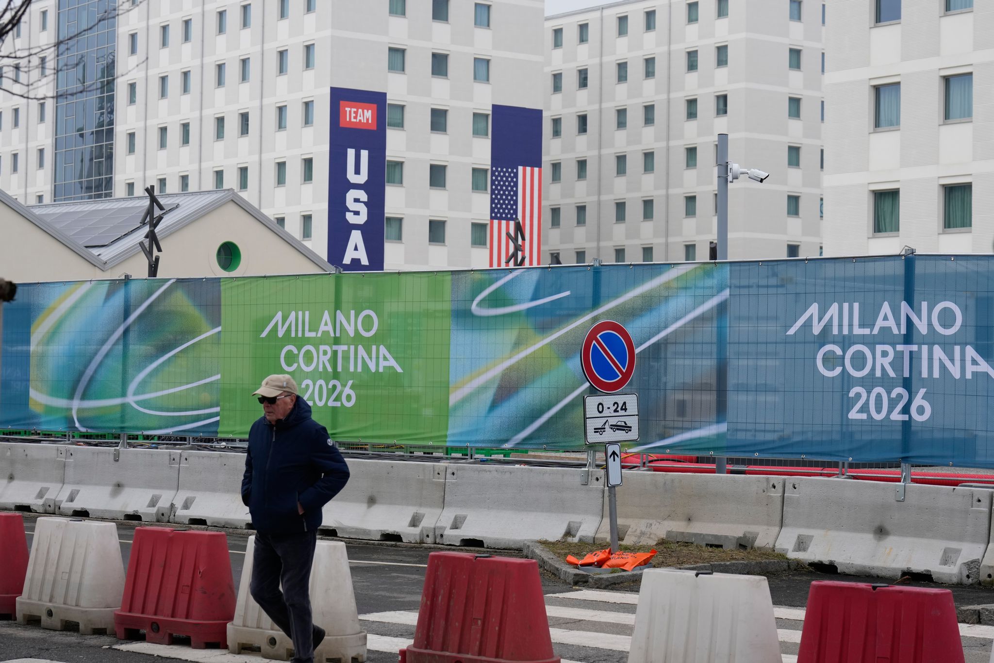 Athletes bring Milan Olympic Village to life, complete with Italian ...