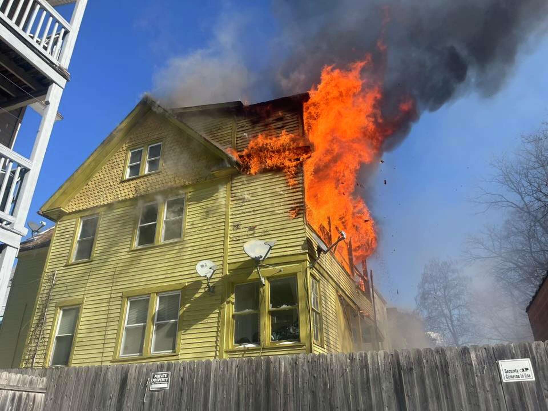 2 escape Ansonia residence that caught on fire, chief says