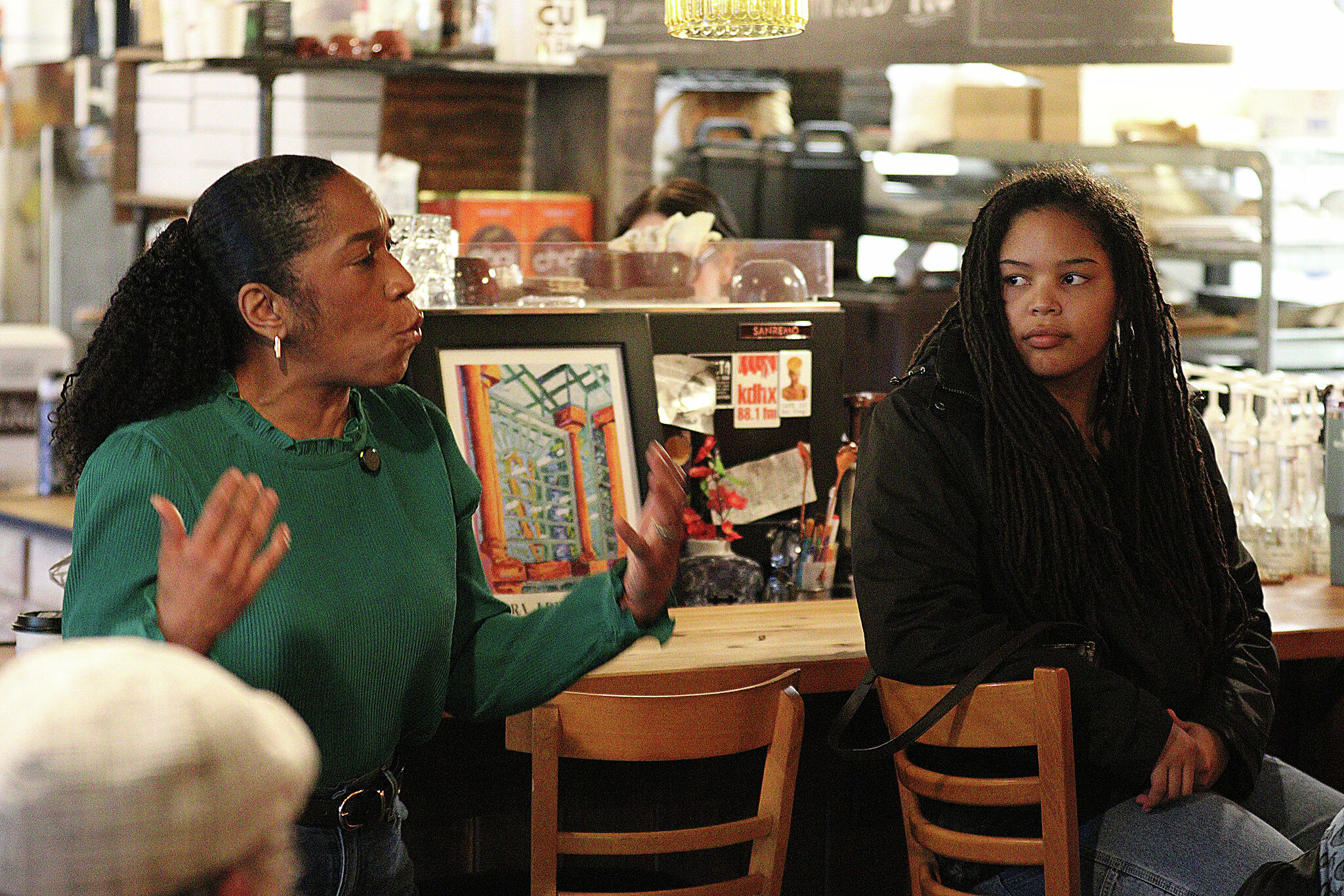 Juliana Stratton makes campaign stop in Edwardsville IL