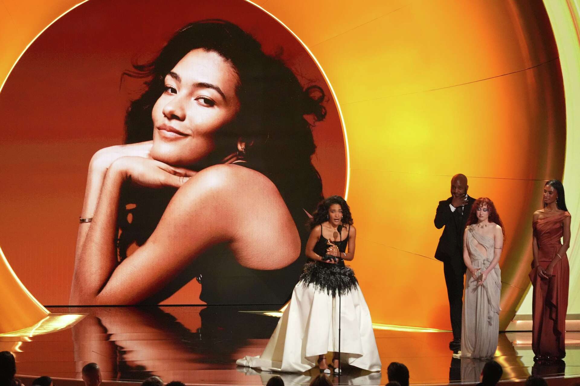 Olivia Dean wins Grammy award for best new artist