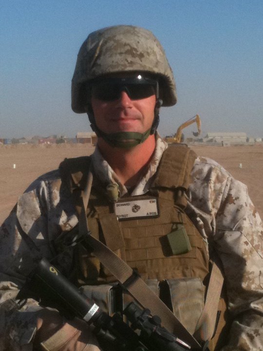 Portrait honors heroic Marine captain