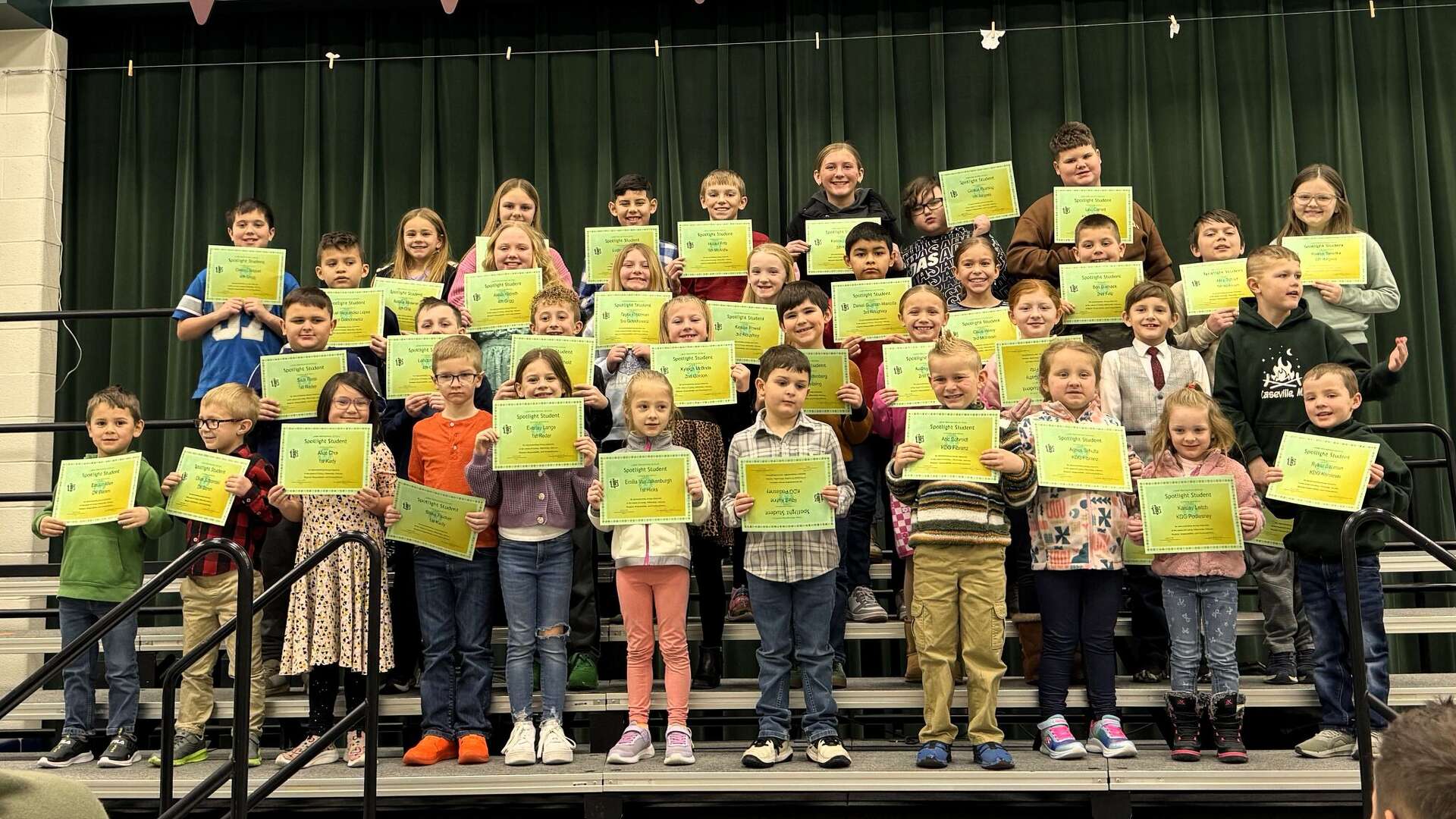 Laker Elementary recognizes second-quarter spotlight students