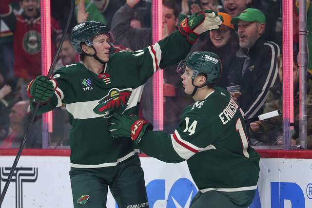 Kaprizov scores 2nd goal of game on a power play in OT to lift Wild ...