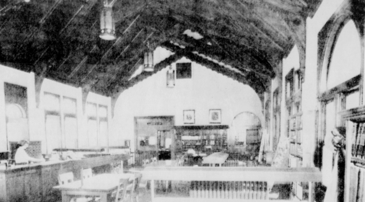 Hayner Library built in 1891 as a memorial to Jennie D. Hayner
