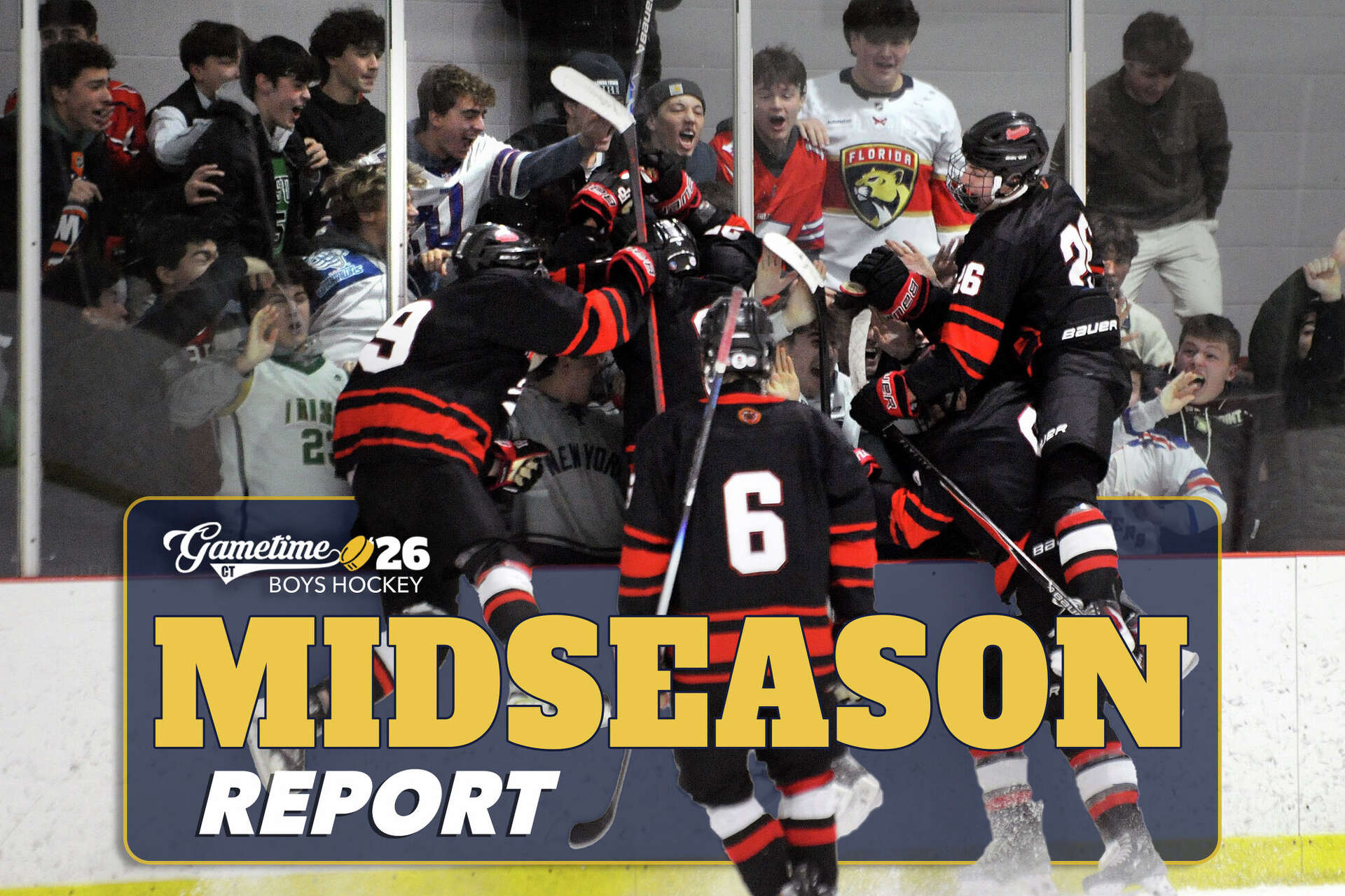 Connecticut boys ice hockey midseason report for the 2025-26 season