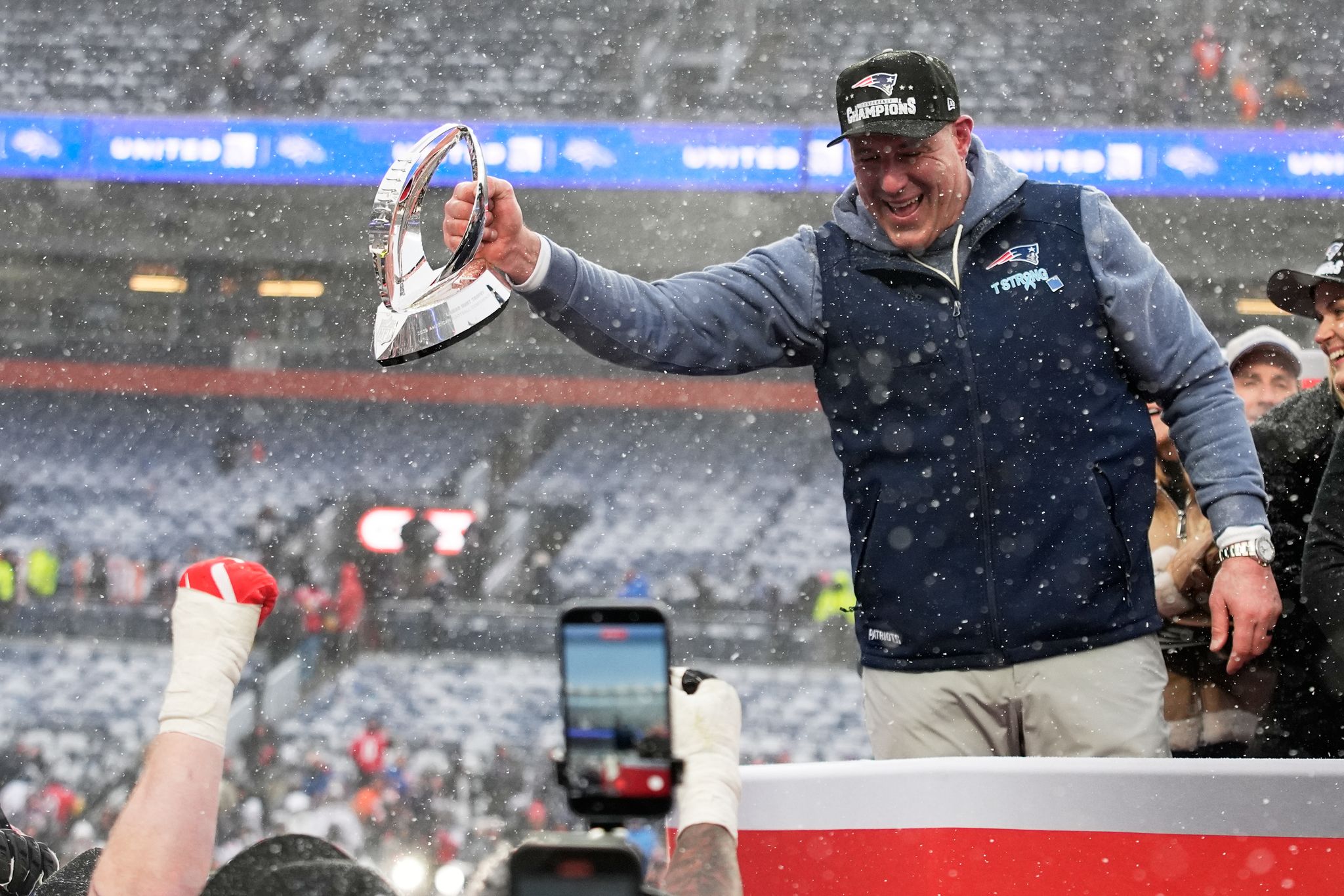 Patriots coach Mike Vrabel has built a culture that has his team on the ...