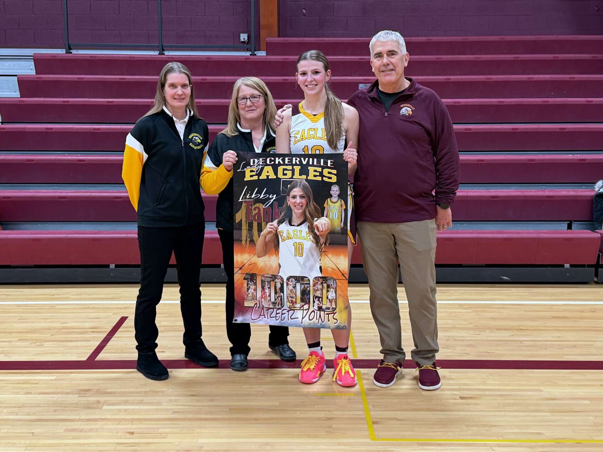 Libby Tank leads Deckerville, reflects on 1,000 career points