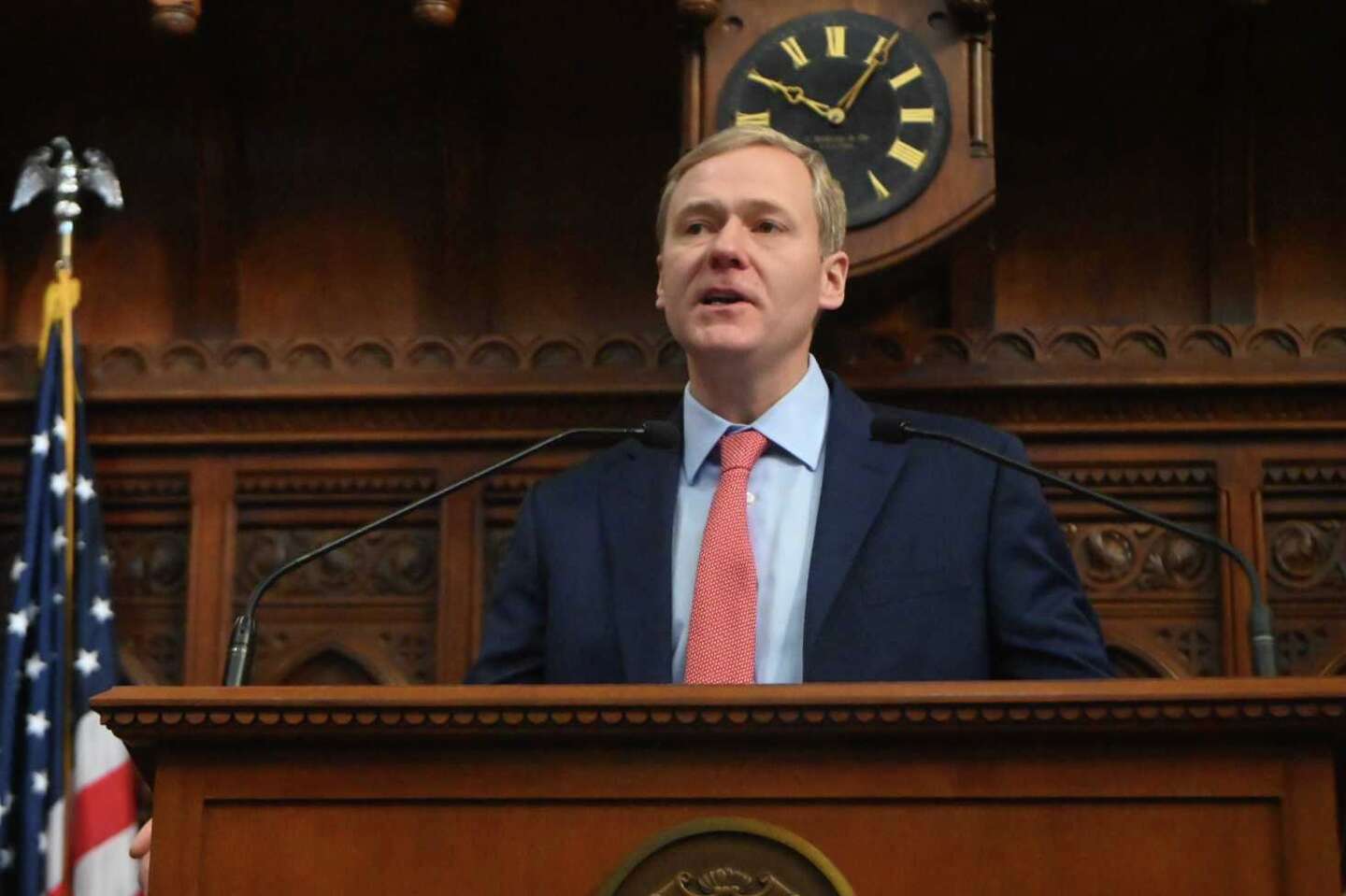 CT official issues warning after legislator wears 'ICE In' message