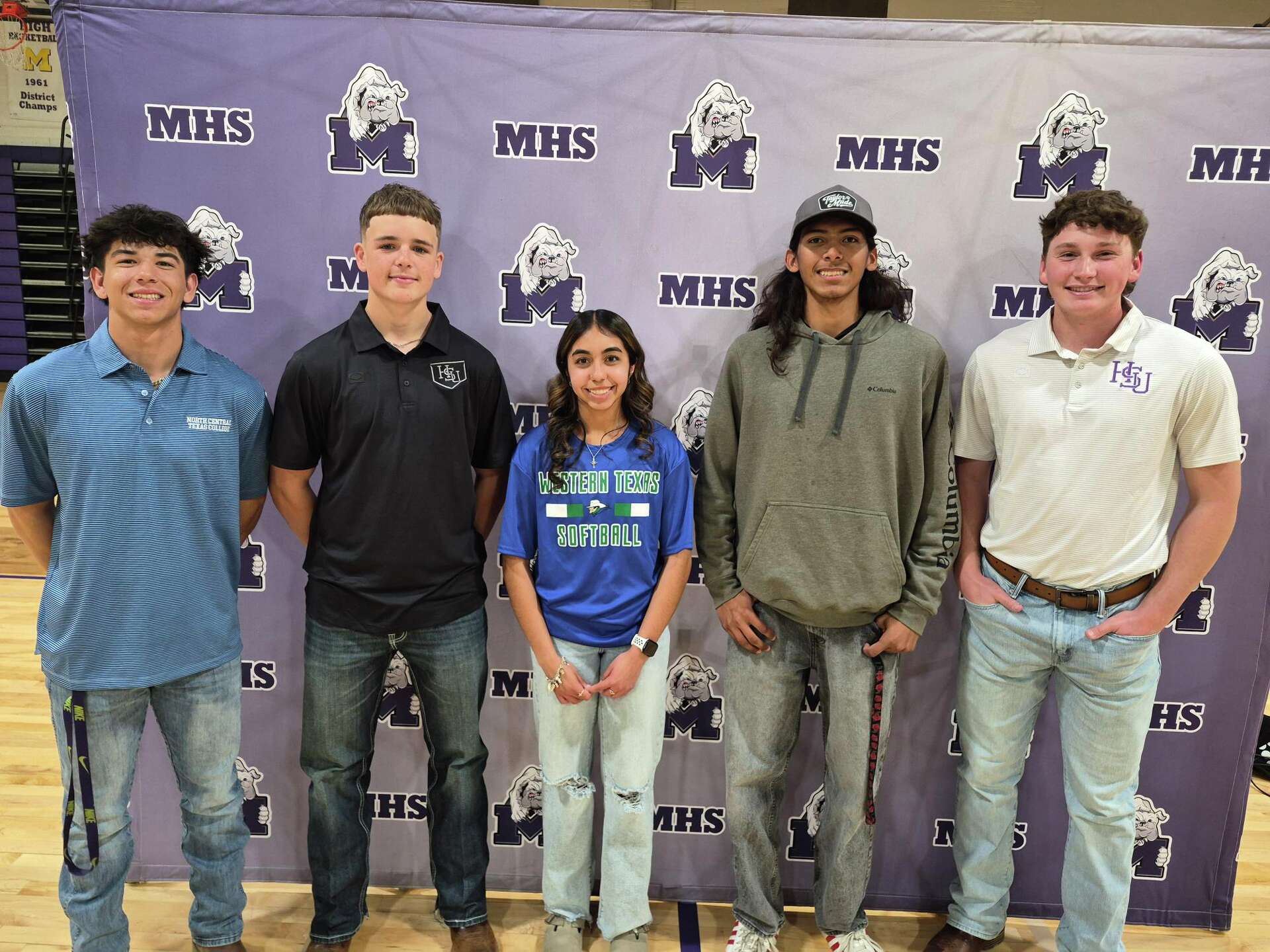 Midland High has five athletes sign to play with colleges
